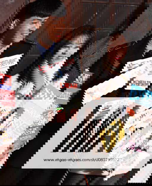 Chinese singer and actress Ju Jingyi, right, Taiwanese singer and actor ...