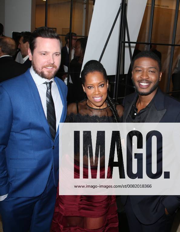 BEVERLY HILLS, CA - FEBRUARY 23: Michael Mosley, Regina King, Zackary ...