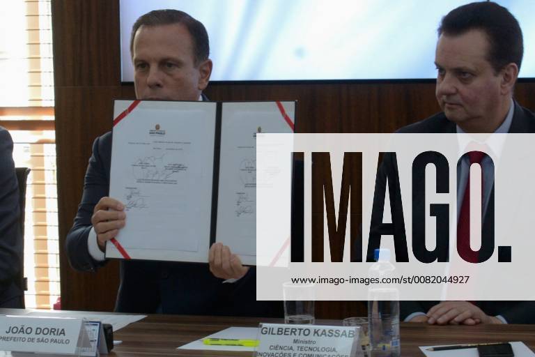 SÃo Paulo Sp 26 02 2018 Assinatura Do Protocolo De IntenÇÕes The