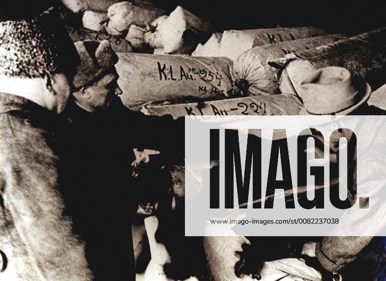 Auschwitz Concentration Camp Russian soldiers inspect one of the ...