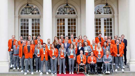 02-10-2015 The Hague King Willem-Alexander and Queen Maxima during a ...