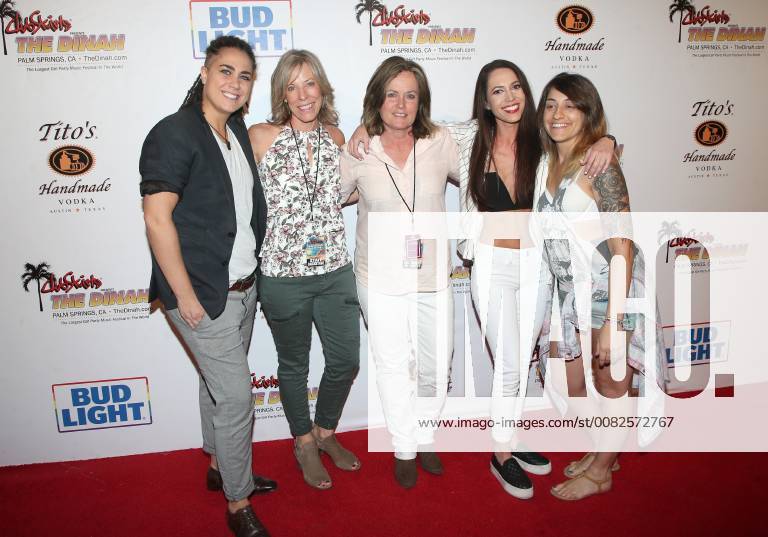 PALM SPRINGS, CA - MARCH 30: Sarah Croce, Mariah Hanson, Stephanie ...