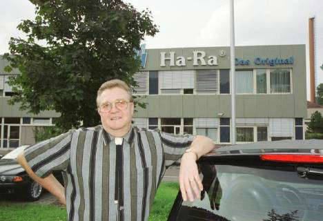 Hans Raab Managing Director of the company HARA in Fischbach on 15 ...