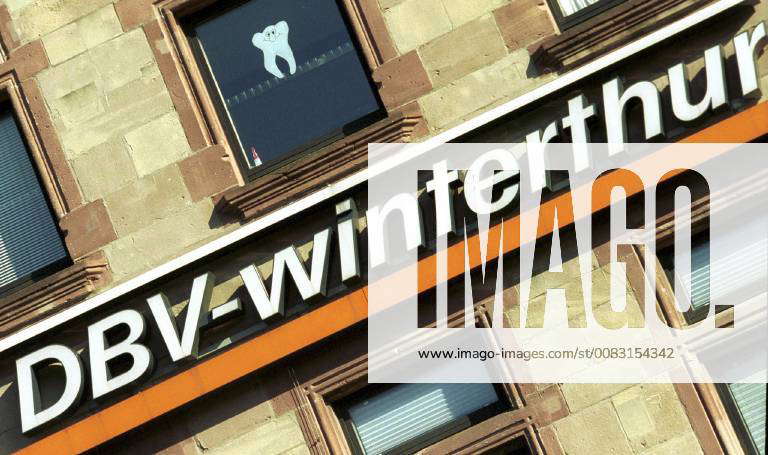 Logo of DBV Winterthur Insurance in Saarbrücken 18 2 2003 SYMBOL PHOTO