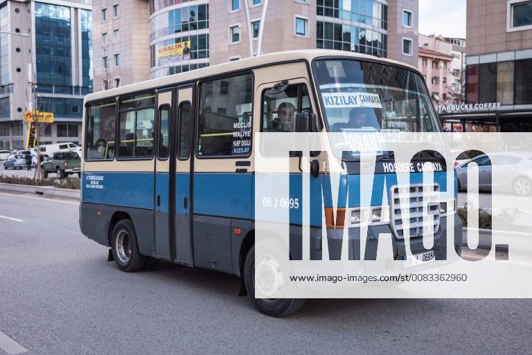 Ankara, Turkey - A dolmus, a minibus that supplements public ...