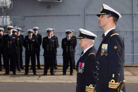 - ZEEBRUGGE, BELGIUM: Commander Tanguy Botman pictured during the ...