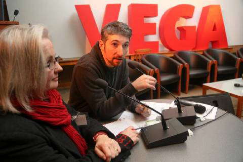 - CHARLEROI, BELGIUM: Caroline Bertels and Luca Ciccia pictured during ...