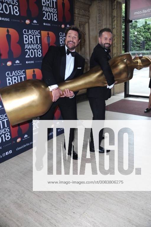 English actor Michael Ball and English tenor Alfie Boe attend the 2018 ...