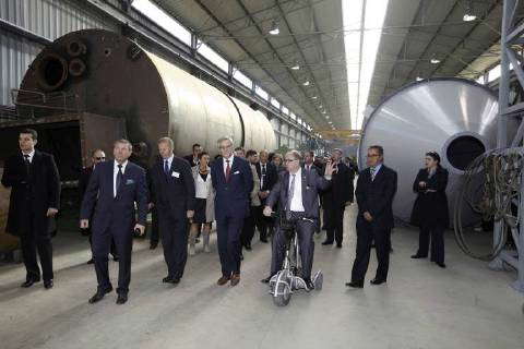 - BERRECHID, MOROCCO: Chris D Hondt CEO CGH fuel and tank components ...