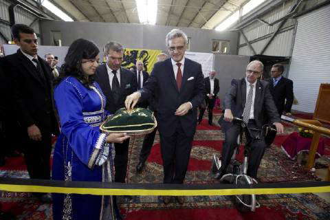 - BERRECHID, MOROCCO: Chris D Hondt CEO CGH fuel and tank components ...