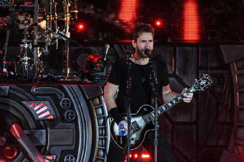 Rockfestival Clam Performance and concert of the band Nickelback on the ...