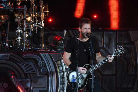 Rockfestival Clam Performance and concert of the band Nickelback on the ...