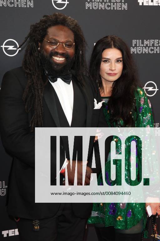 Komi Togbonou and Alexa Sommer Filmfest Muenchen Eroeffnung in the ...