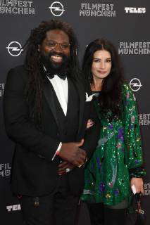 Komi Togbonou and Alexa Sommer Filmfest Muenchen Eroeffnung in the ...