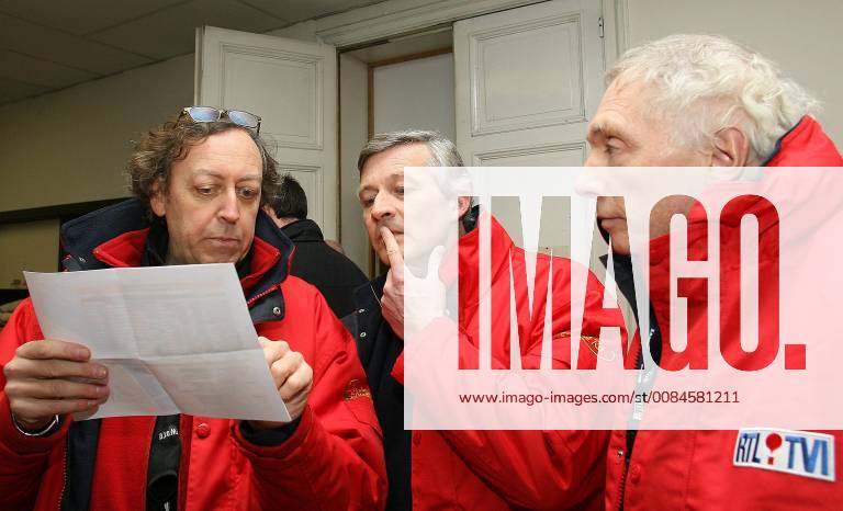 - LIEGE, BELGIUM : FROM L-R Patrick Perret, Philippe Malherbe and Jean ...
