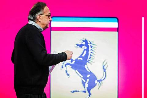 Piazza Affari, Palazzo Mezzanotte, First day of listing on the Ferrari ...