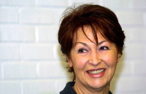 BRU44 - 20040108 - BRUSSELS, BELGIUM : Herge s widow Fanny Rodwell ...