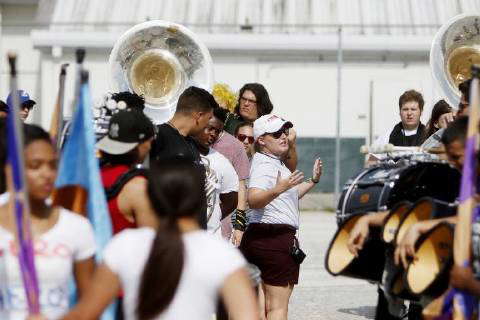 Tampa, Florida, U.S. - OCTAVIO JONES Times .Chamberlain band director ...