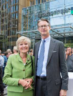 Publisher Friede SPRINGER and Axel Sven SPRINGER Grandson of the ...