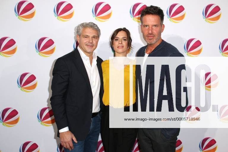 Michael Tsokos Annika Kuhl and Tim Bergmann the actors at the German ...