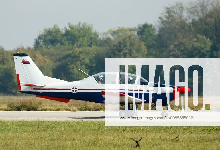 SERBIA – : An Utva Lasta 95 light military trainer aircraft seen during ...