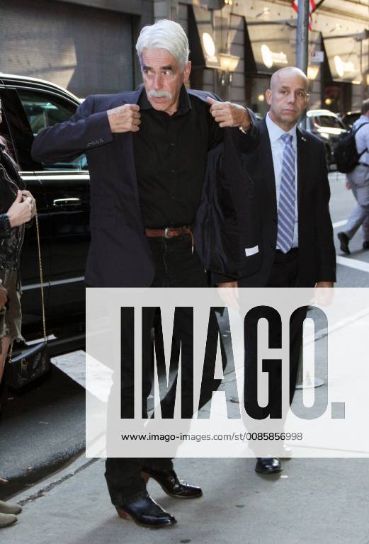 NEW YORK, NY - OCTOBER 3: Sam Elliott seen at Good Morning America ...