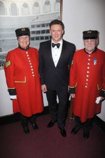 English tenor Russell Watson photographed backstage at the rehearsal of ...