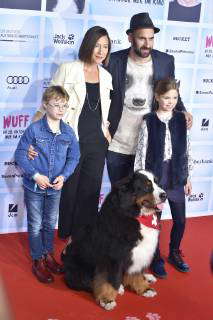 Red Carpet Photocall WUFF Johanna Wokalek Urs Jucker the children Thibaud Kurtz Leonie Kurtz and