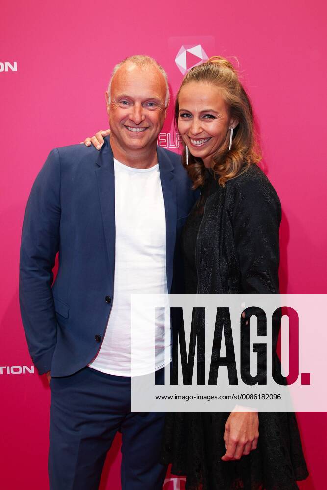 Frank Buschmann with girlfriend Lisa Heckl Deutsche Telekom presents ...