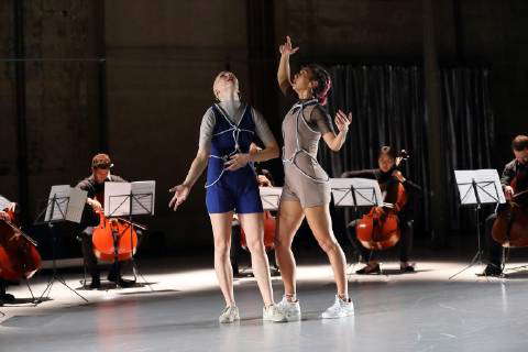 Lisa Rykena and Jahra Rager Wasasala v l during the photo rehearsal for ...