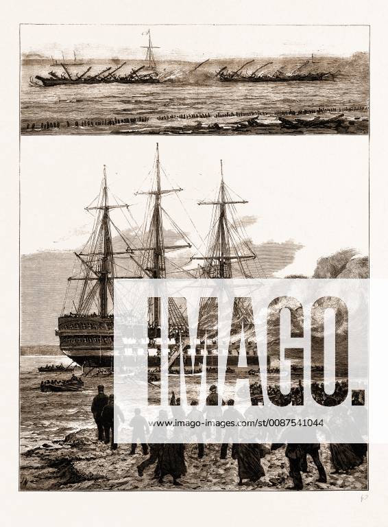 THE BURNING OF THE TRAINING SHIP GOLIATH, 1876:1. The Remains of the ...