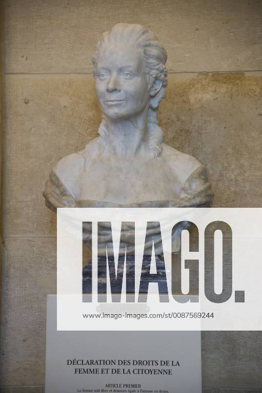 Paris, Ile de France, France - Olympe de Gouges Statue seen at the ...