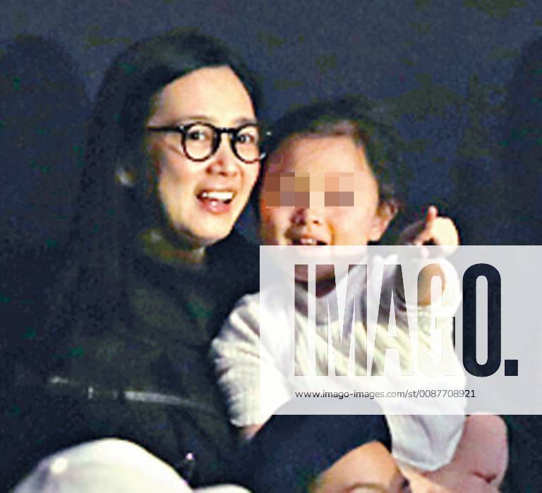The wife Carol Chu and daughter Hanna of Hong Kong actor and singer ...
