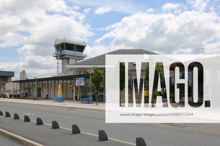 Rodez Aveyron Airport RDZ Terminal and Tower Rodez France 26 May 2015 ...