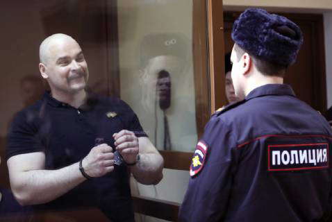 MOSCOW, RUSSIA - : Maxim Martsinkevich, a far-right anti-drug activist ...