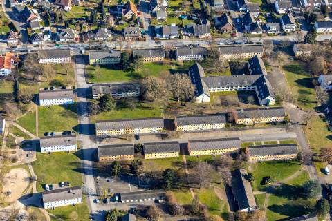 First admission Unna Massen former Aussiedler camp Unna Massen with ...