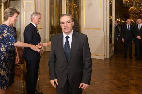 Dimiter Tzantchev pictured during a New Year s reception organized by ...