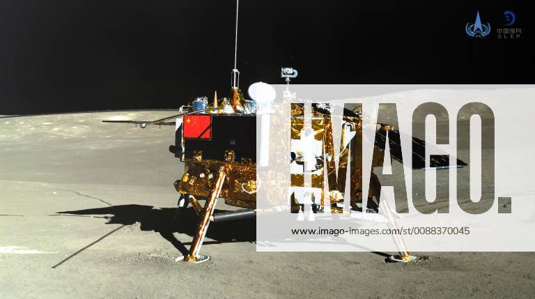 (190112) -- BEIJING, Jan. 12, 2019 (Xinhua) -- Photo taken by the rover ...