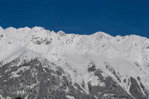 Innsbruck Tirol Austria winter snowed mountains picture Nordkette with ...