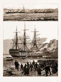 THE BURNING OF THE TRAINING SHIP GOLIATH, 1876:1. The Remains of the ...