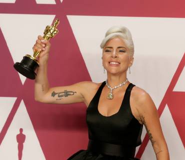 Lady Gaga, winner of Best Original Song for Shallow from A Star is Born ...