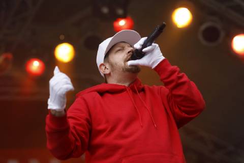 Def Benski Benjamin Hartung on the carnival stage at the University ...