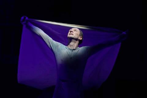 Russia, Moscow. - Moscow Oleg Tabakov Theatre. Performance Russian War ...