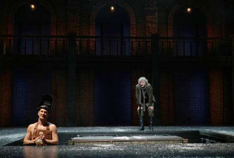 Russia, Moscow. - Moscow Oleg Tabakov Theatre. Performance Russian War ...