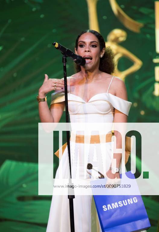 Judith Rodriguez receives the trophy for Best Dramatic Actress for her ...
