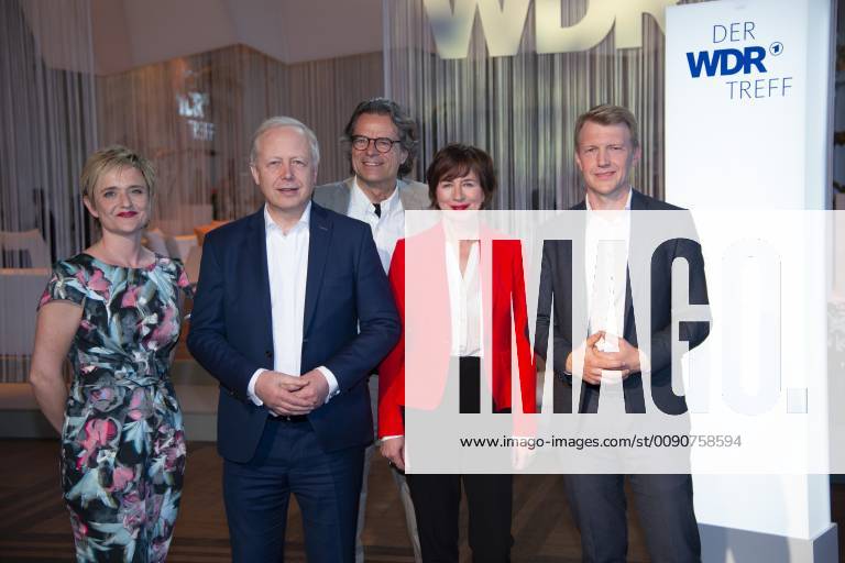from left Ellen EHNI WDR Editor-in-Chief Tom BUHROW Director of WDR ...