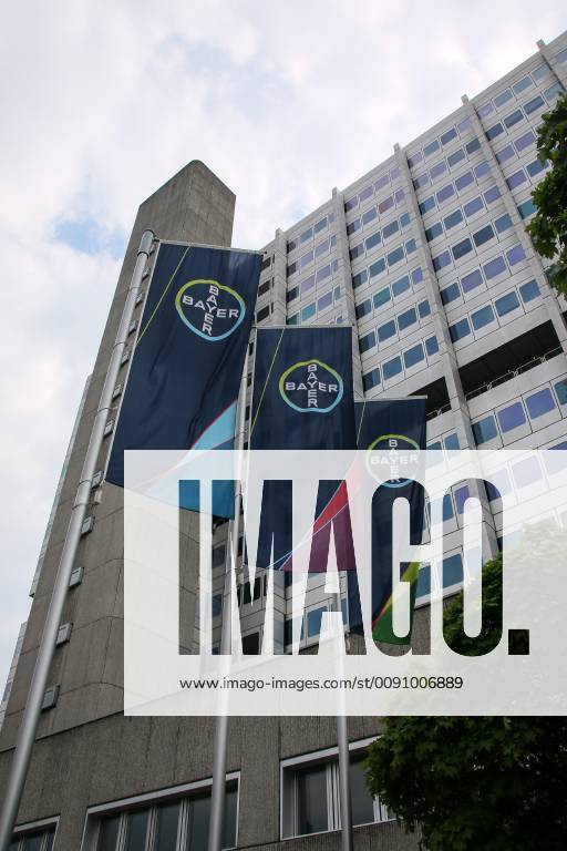 fa bayer building in berlin with flags fa bayer building in berlin with