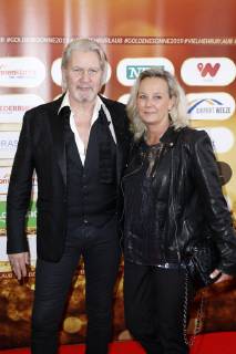 Johnny Logan with wife Ailis Sherrard at the award ceremony of the ...