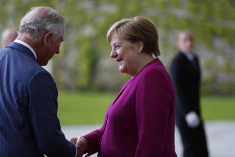 Germany: Charles und Camilla in Berlin Chancellor Angela Merkel ...