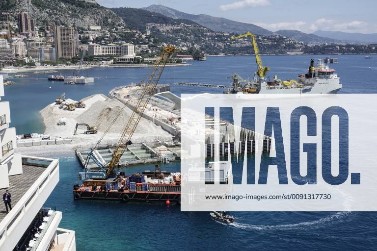 New district under construction Le Portier or Anse du Portier in the ...